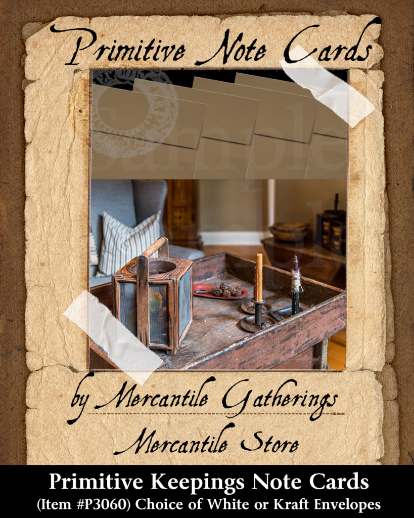 Primitive Keepings Note Cards - Country Rustic Magazine