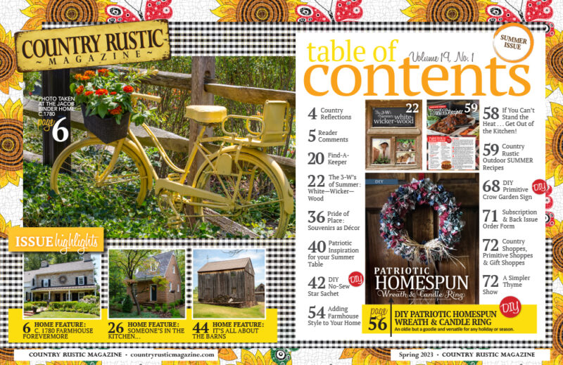 Issue Highlights - Country Rustic Magazine