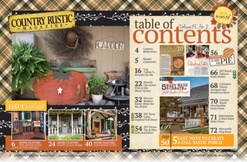 Issue Highlights - Country Rustic Magazine